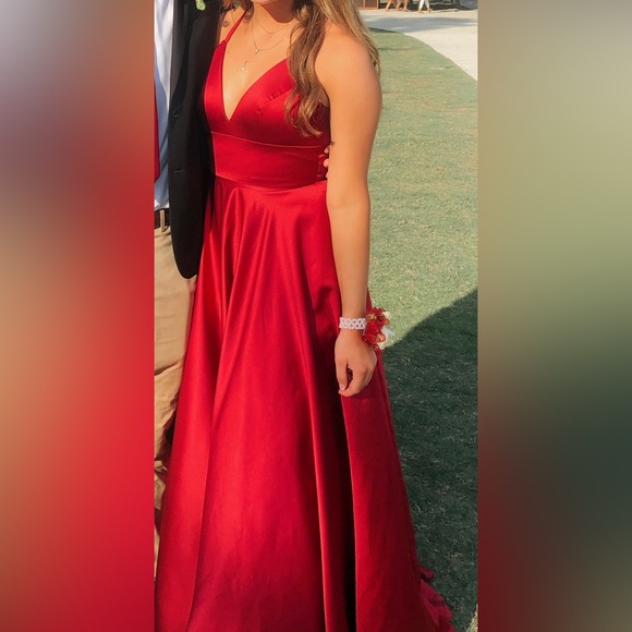 Faviana | Dresses | Ruby Red Prom Dress | Poshmark